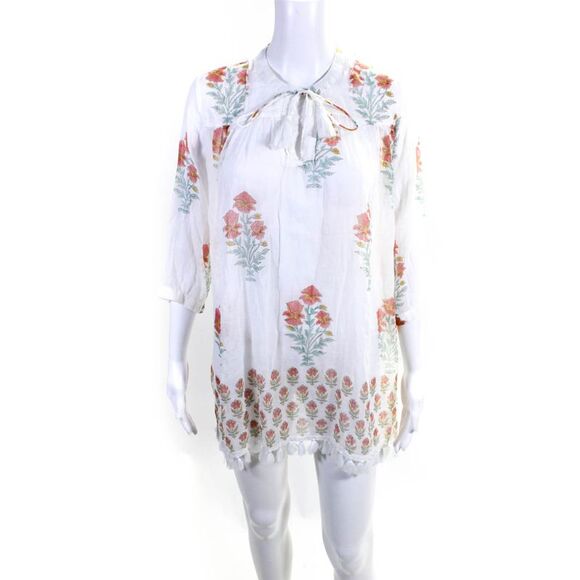 Roller Rabbit | Dresses | Roller Rabbit Womens Y Neck Floral 34 Sleeve ...